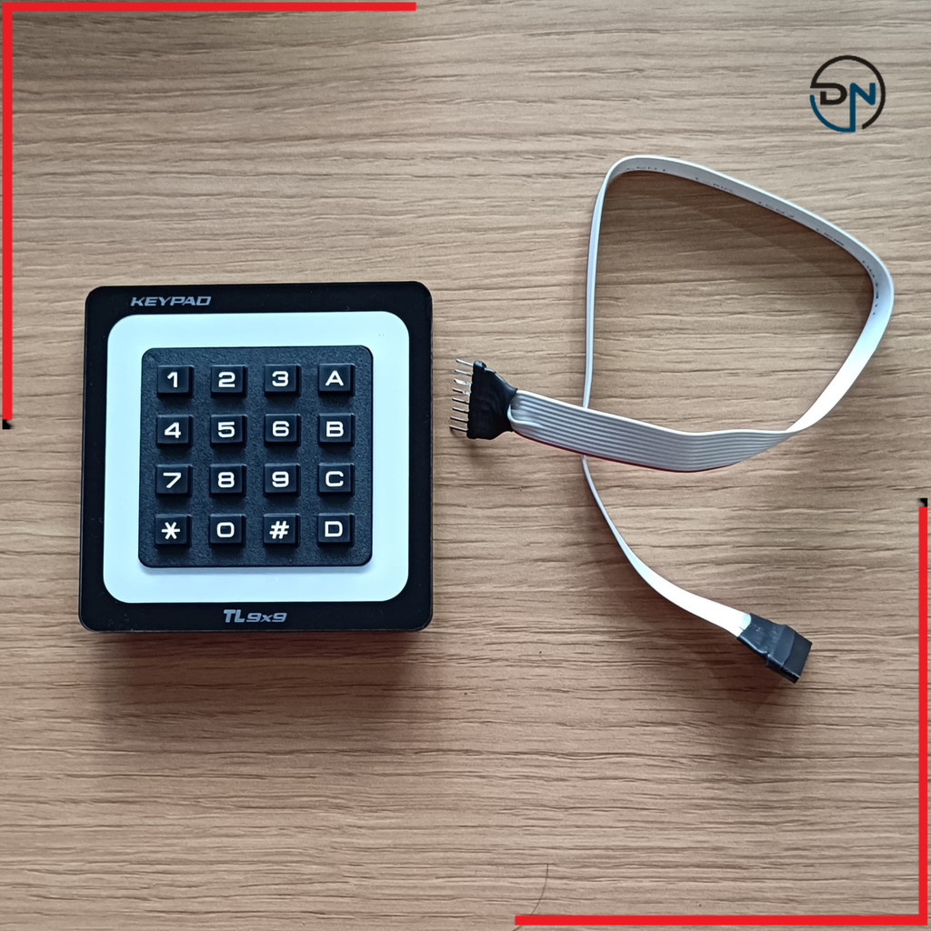 Jual Tombol Keypad Timbul Pertamini Kipet Akrilik Hitam Pom Mini 4x4 ...