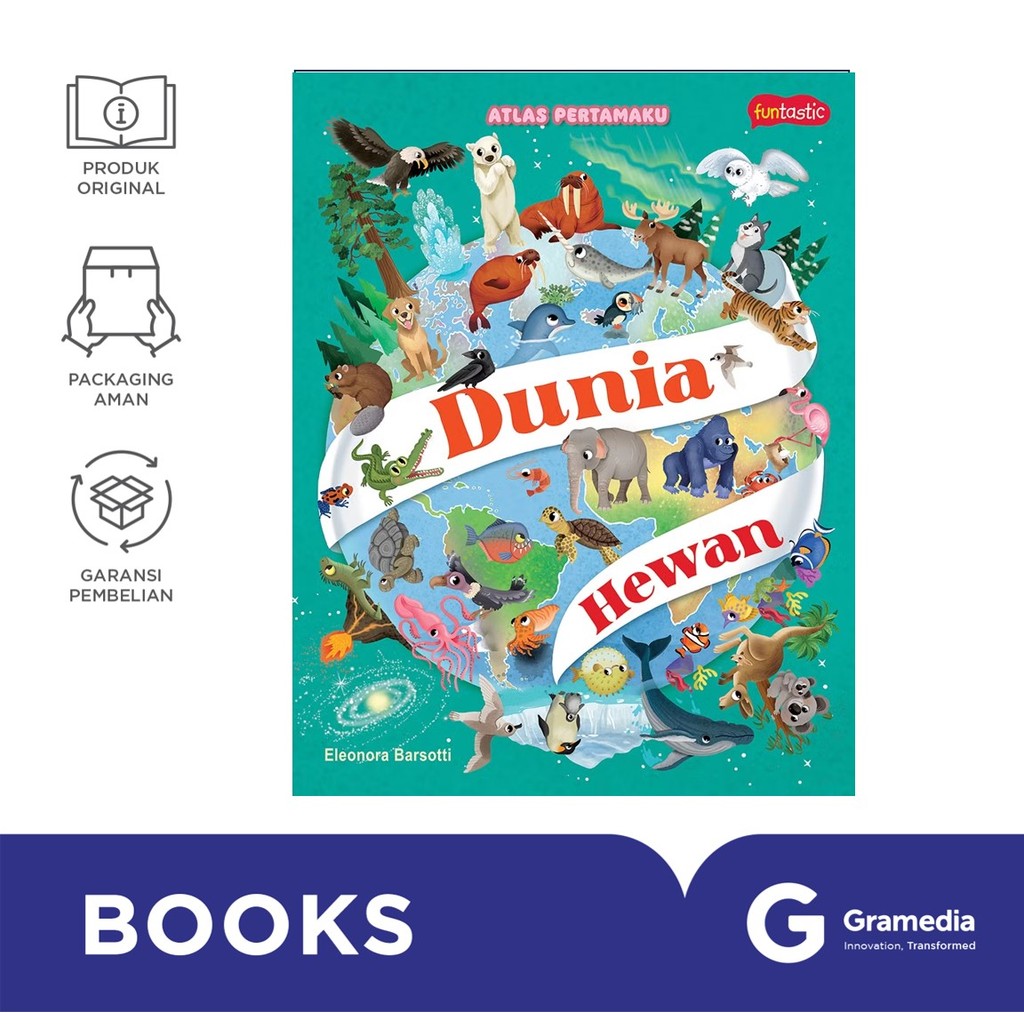 Jual Atlas Pertamaku - Dunia Hewan ( ELEONORA BARSOTTI ) | Shopee Indonesia