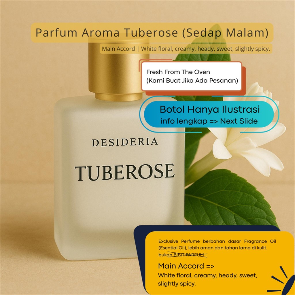 Jual Tuberose | Fragrance Oil Perfume (Esential Oil) | EDT EDP Extrait ...