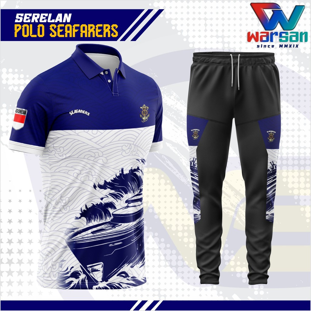 Jual SERAGAM OLAHRAGA WANGKI SEAFARERS / SETELAN PELAUT / JERSEY PELAUT ...