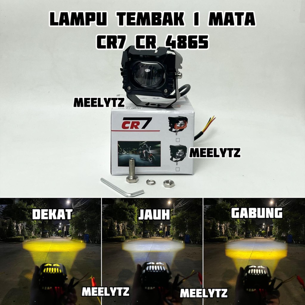 Jual CR7 CR 4865 - Lampu tembak 1 Mata Led | Shopee Indonesia