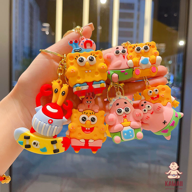 Jual KS Gantungan Kunci Motor Tas SpongeBob SquarePants Ukuran Besar ...