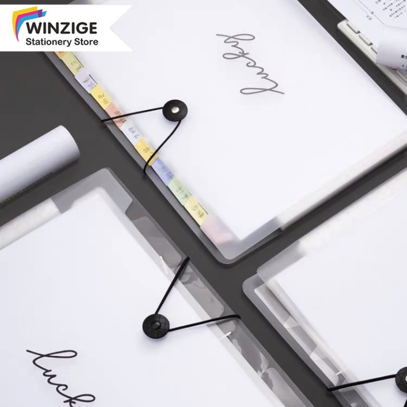 Jual Winzige Tas File A4 Aesthetic 8 / 12 Sekat Indeks Bahan Cute ...