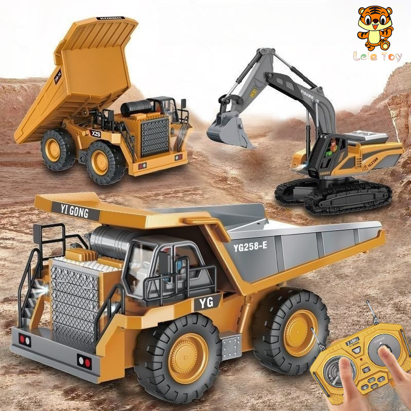Jual Lele Toys Remote Control Excavator Damper Mobil 2.4G Kendaraan ...