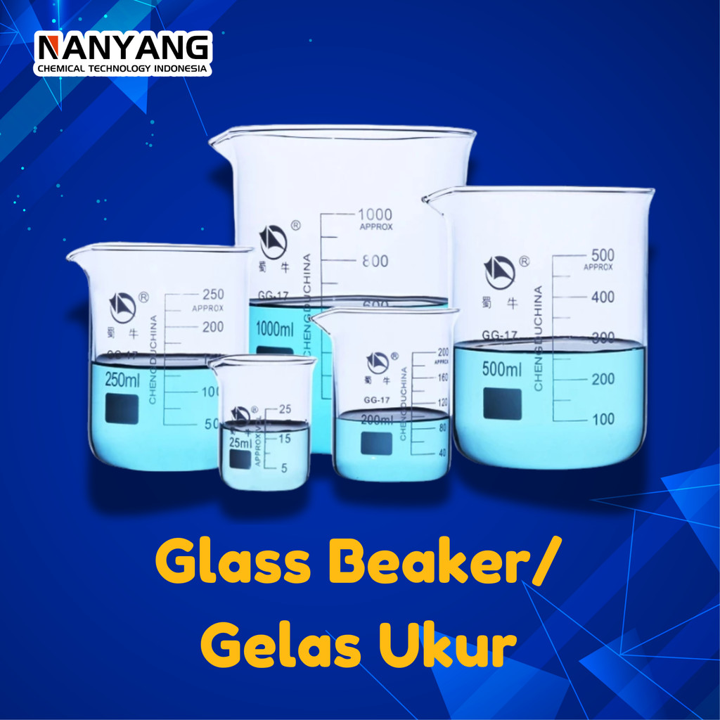 Jual Gelas Beaker / Gelas Ukur Kaca / Glass Beaker Alat Laboratorium ...