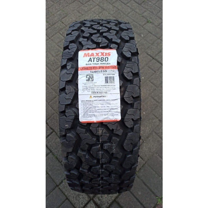 Jual Maxxis Bravo AT980 Ukuran 265/70 R16 - Ban Mobil Pajero Fortuner ...