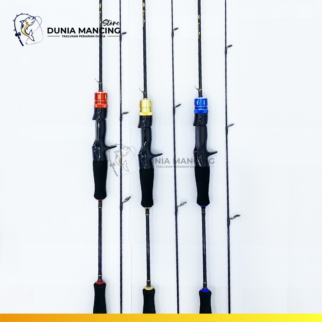 Jual Joran Pancing UL UltraLight BaitCasting Fishing Rod 1.50M, 1.65M, 1.80M Solid Karbon Padat ...