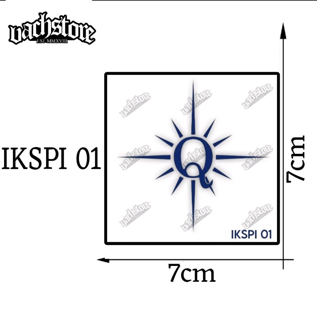 Jual Semi Permanen Tato Logo Q Bersinar Tahan Sebulan IKSPI Temporary ...