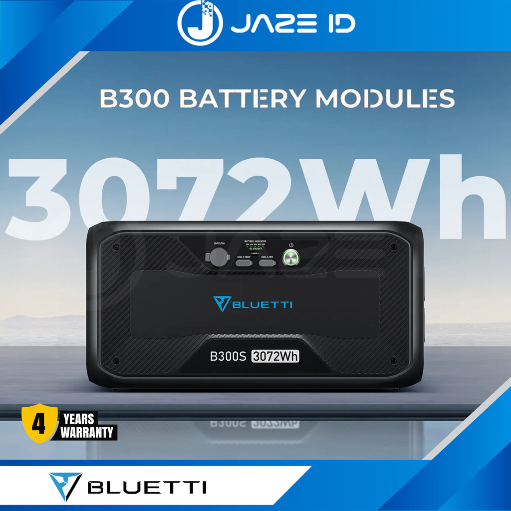 Jual Bluetti B300 3072Wh Portable Expansion Battery Baterai Tambahan ...