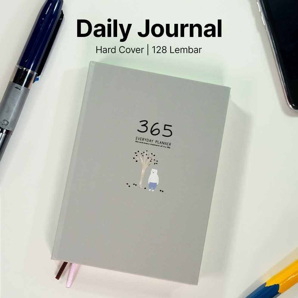 Jual [ INVASTORE ] DingDongTu Buku Diary 365 Hari Daily Journal Hard ...
