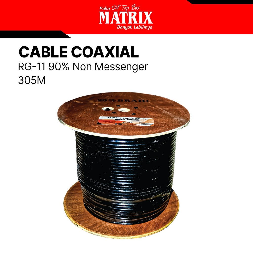 Jual MATRIX - Kabel RG-11 90% 300 Meter | Shopee Indonesia
