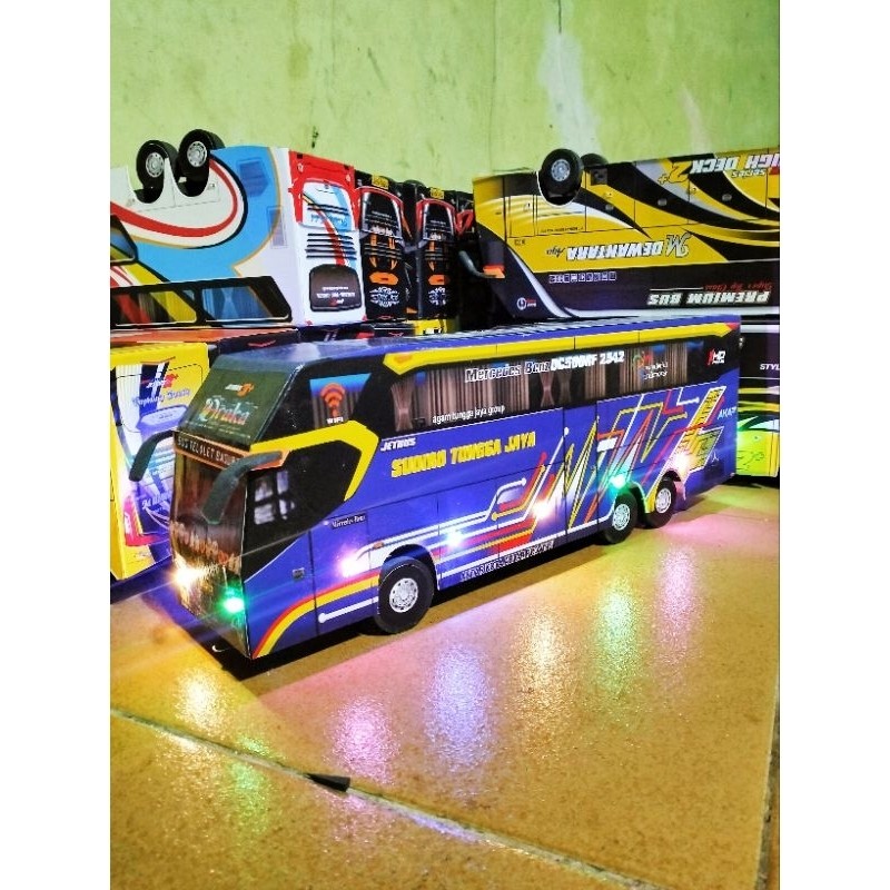 Jual Bus telolet basuri telolet panjang 38cm full variasi lampu kelap kelip | Shopee Indonesia