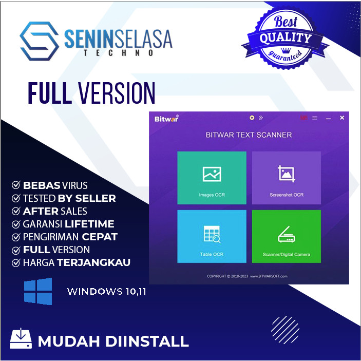 Jual Software Pengenalan Teks OCR: Bitwar Text Scanner 1 [WIN] | Shopee Indonesia