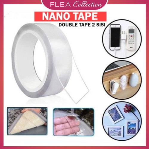 Jual FLEA Nano Tape Double Tape Gel Isolasi Bening 2 Sisi Perekat ...