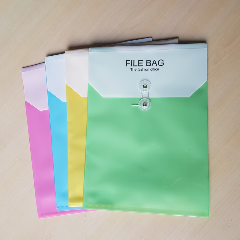 Jual Kiara Tas File Plastik Ukuran Kertas A4 Anti Air / Tas Dokumen Map ...