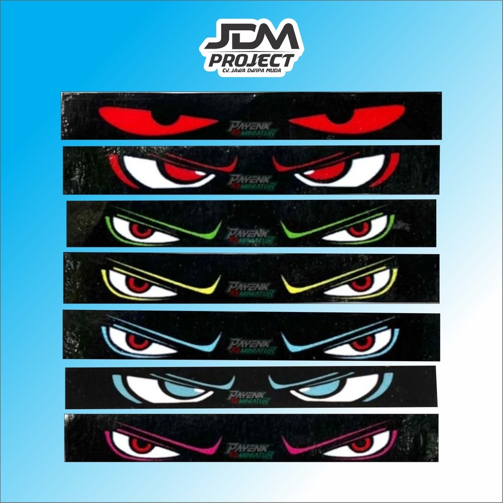 Jual Cetak Kilat - STIKER STROBO MATA MINIATUR (isi 2 pcs) | Shopee ...
