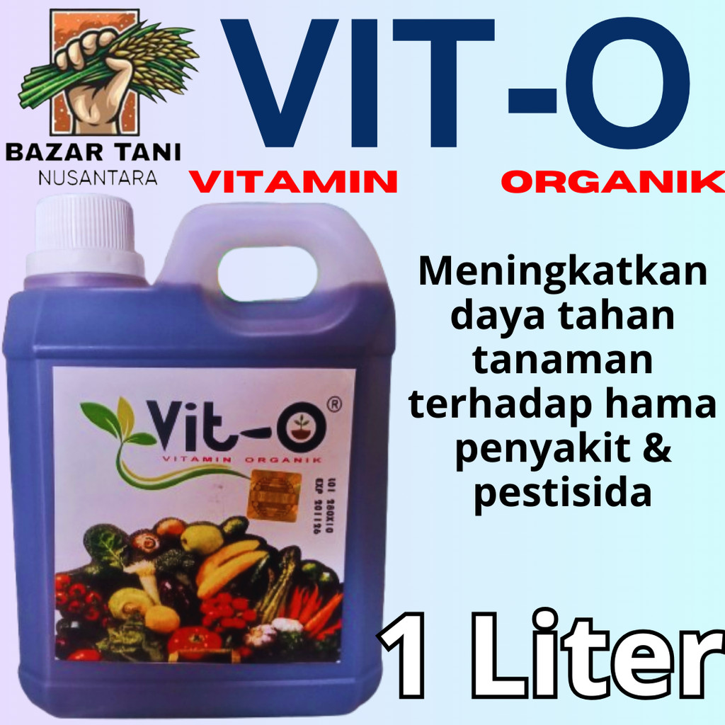 Jual VIT-O Vitamin tanaman Organik kemasan 1 liter | Shopee Indonesia