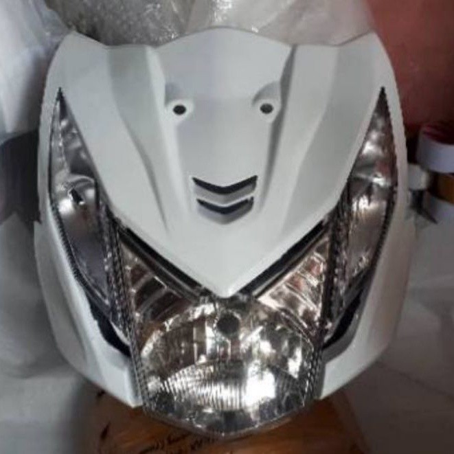 Jual Paket Cover Tameng Sen Lampu Depan depan beat Fi PUTIH 2013 2014 ...
