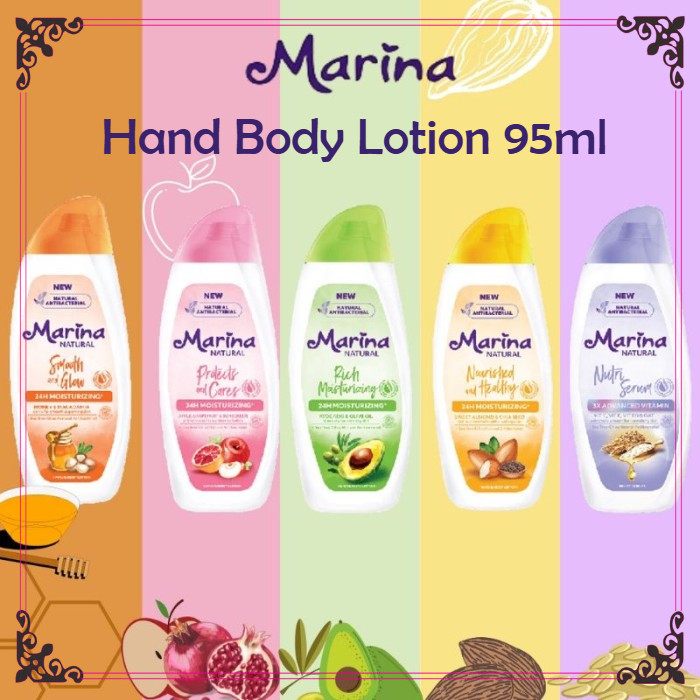 Jual Marina Natural Hand And Body Lotion 95ml | Shopee Indonesia