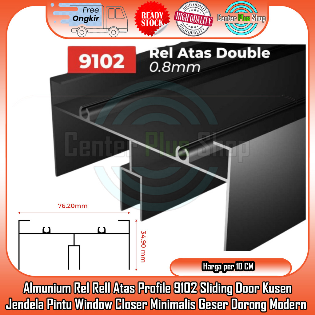 Jual Alumunium Aluminium Almunium Rel Rell Atas Profile Profil Propil ...