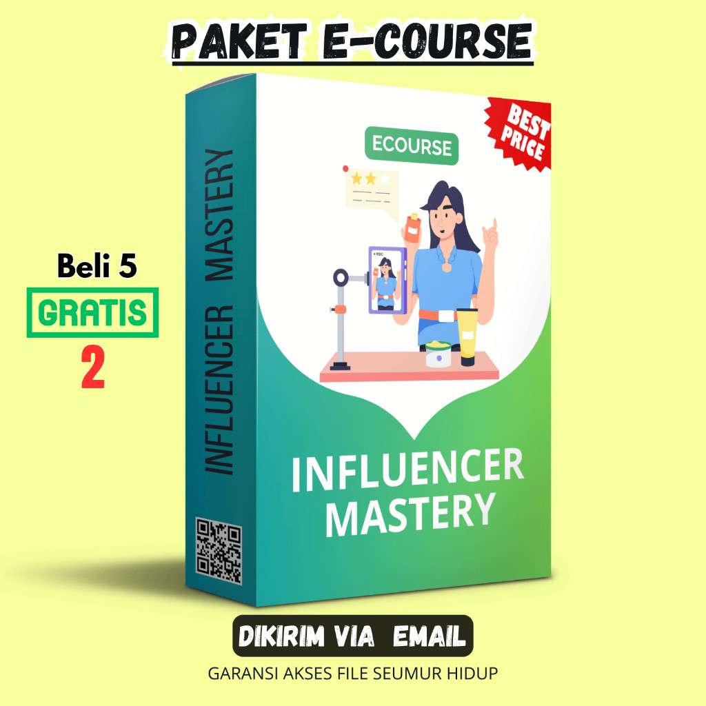 Jual (40) ECOURSE - INFLUENCER MASTERY | Shopee Indonesia
