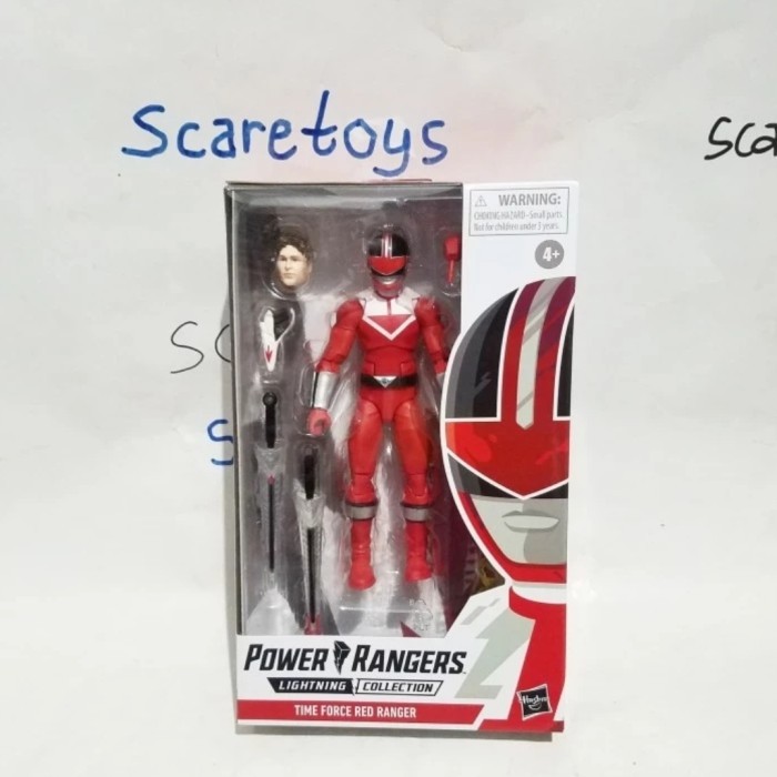 Jual Lightning Collection power rangers time force red ranger merah ...