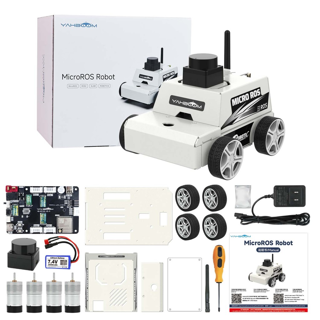 Jual ROS2 Robot Car Kit Virtual Machine Control Programmable Toy With ...
