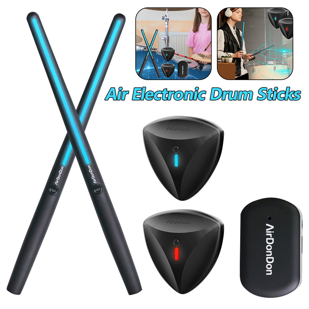 Jual Portable Air Drum Set Air Drum Foot Sensor Bluetooth-Compatible ...