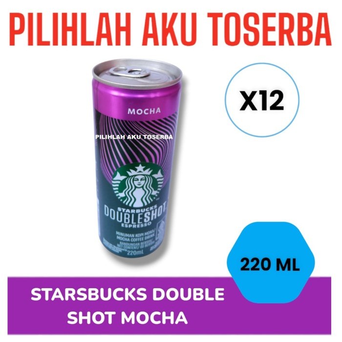 Jual Kopi STARBUCKS Doubleshot MOCHA Kaleng Can 220 ml - ( HARGA 12 ...