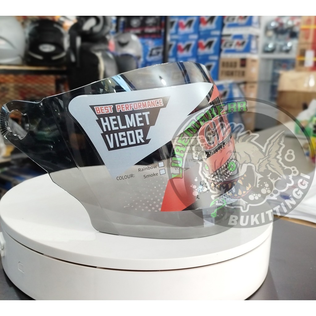 Jual KACA VISOR HELM KYT 2 VISION LIGHTSMOKE | Shopee Indonesia