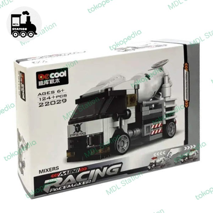 Jual EF90 DeCool Mini Racing Pacemaker - MIXER TRUCK Pullback Brick (22029) | Shopee Indonesia