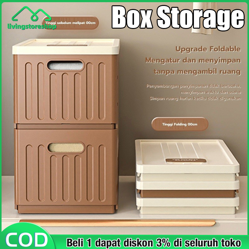 Jual Container Box Storage Organizer Box Tempat Penyimpanan Besar Jumbo ...