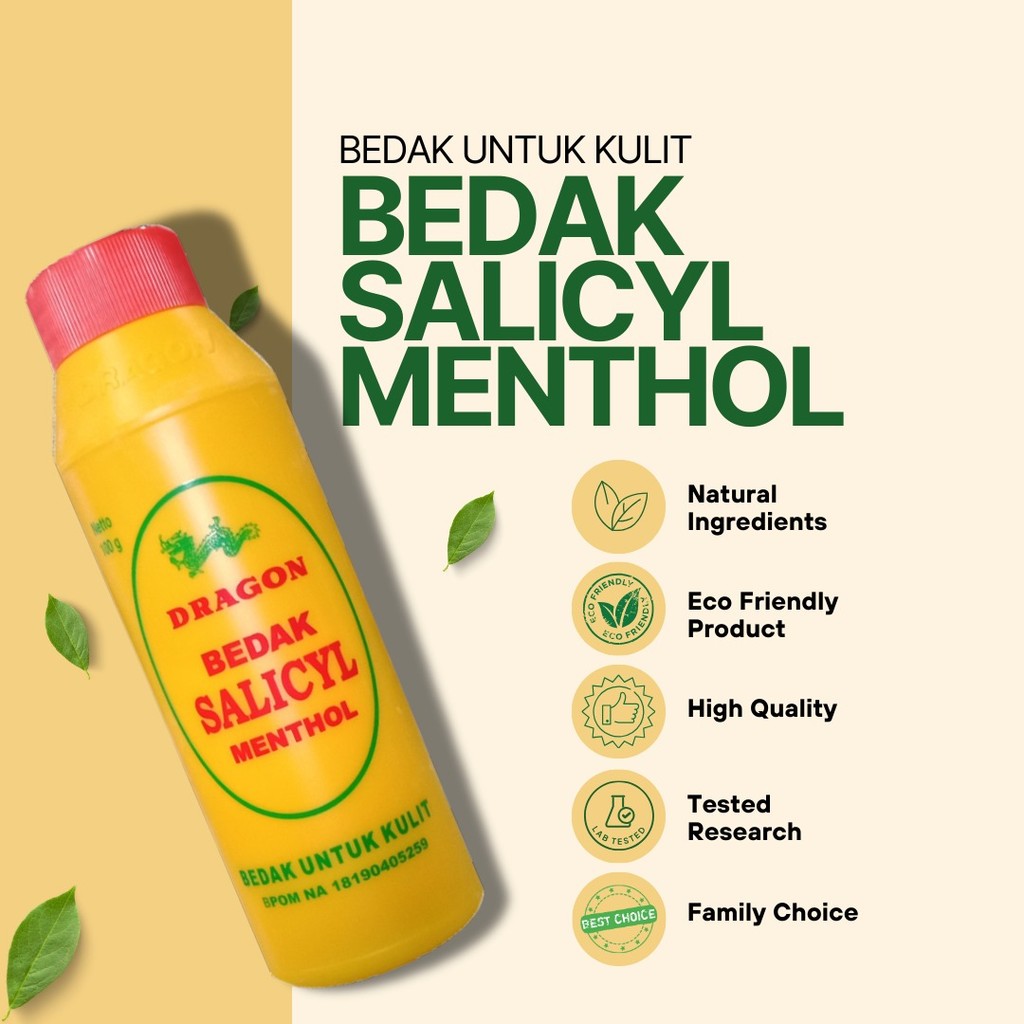 Jual MFI - Dragon Bedak Salicyl Menthol | Netto 100gr | Bedak Gatal ...