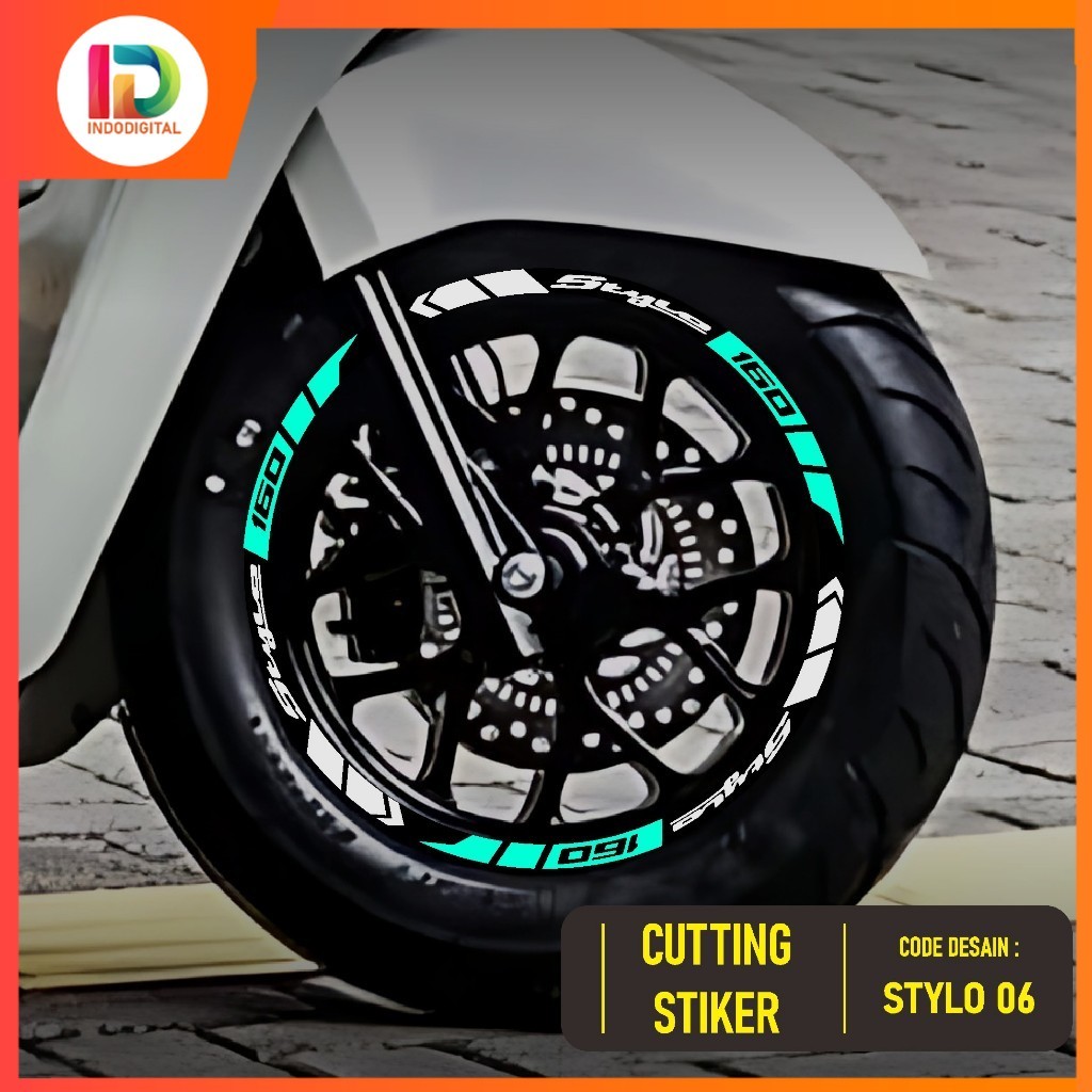 Jual STICKER VELG STYLO 160 RING 12 STIKER LIS LIST VARIASI BAN VELG ...