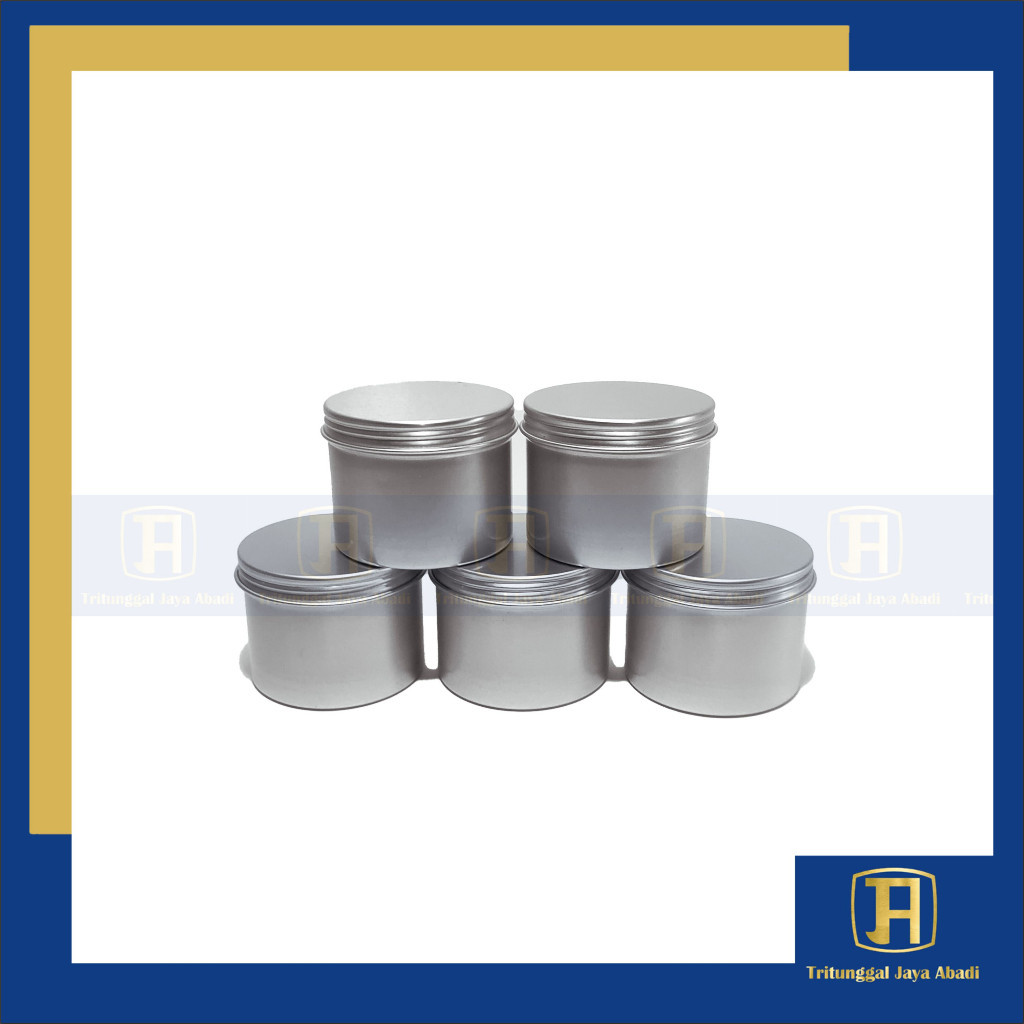 Jual Kaleng Pomade Aluminium 150gr – Silver, Hitam, Putih, Anti Karat ...