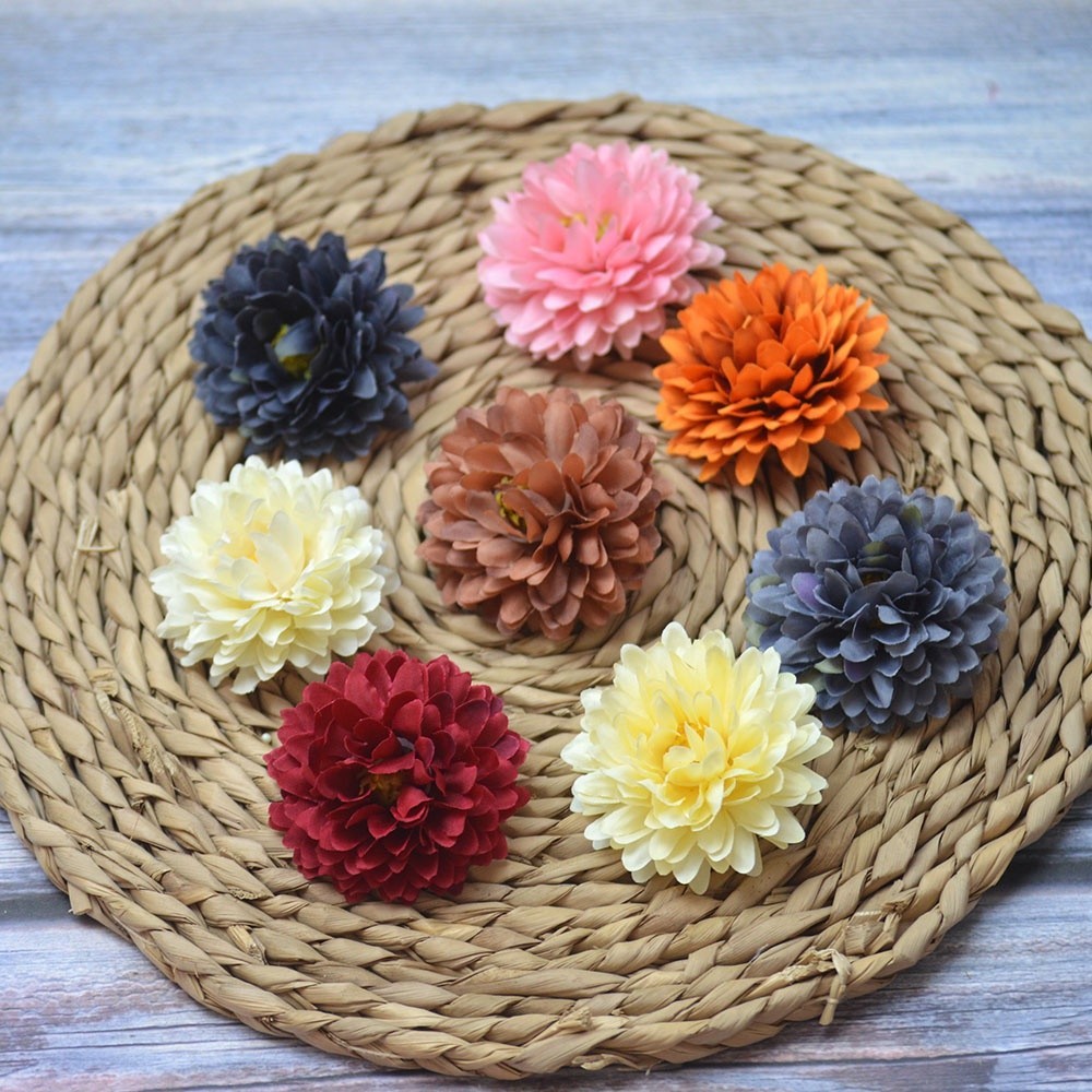 Jual Kuntum Bunga PomPom Artificial 8cm /pcs | Shopee Indonesia