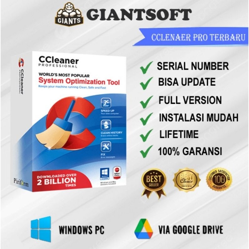 Jual License CCleaner Professional Terbaru 2024 Serial Number Lifetime ...
