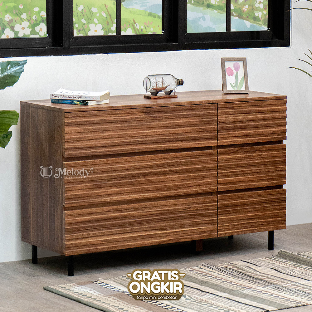 Jual Melody Furniture - Chest Drawer Laci Buffet Serbaguna Multifungsi ...