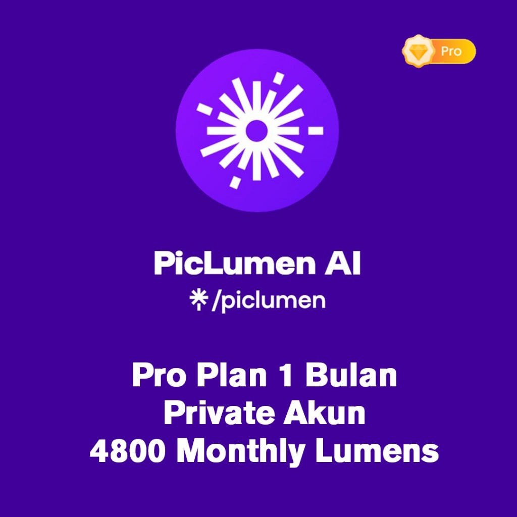 Jual PicLumen Ai Pro Plan 1 Bulan Privaate | Shopee Indonesia