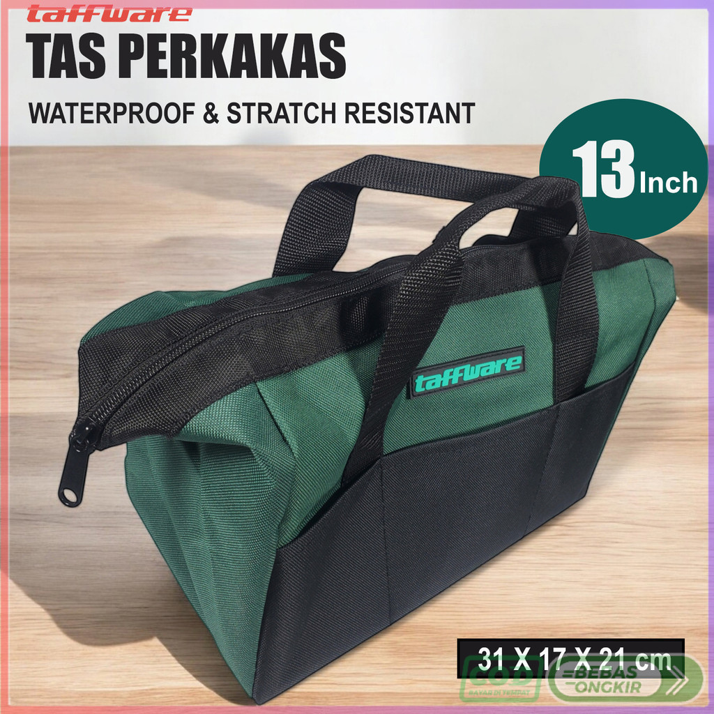 Jual Taffware Tas Perkakas Storage Tool Bag Waterproof Stratch ...