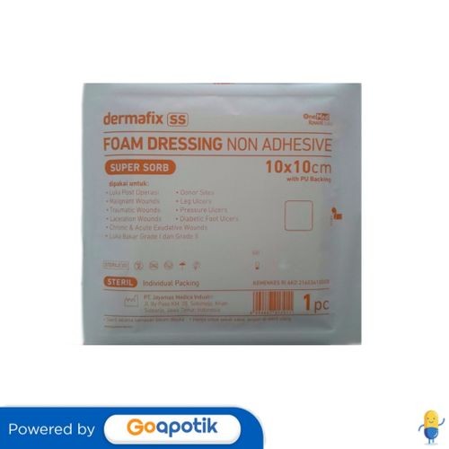 Jual Onemed Dermafix-Ss Foam Dressing Non Adhesive 10 Cm X 10 Cm ...