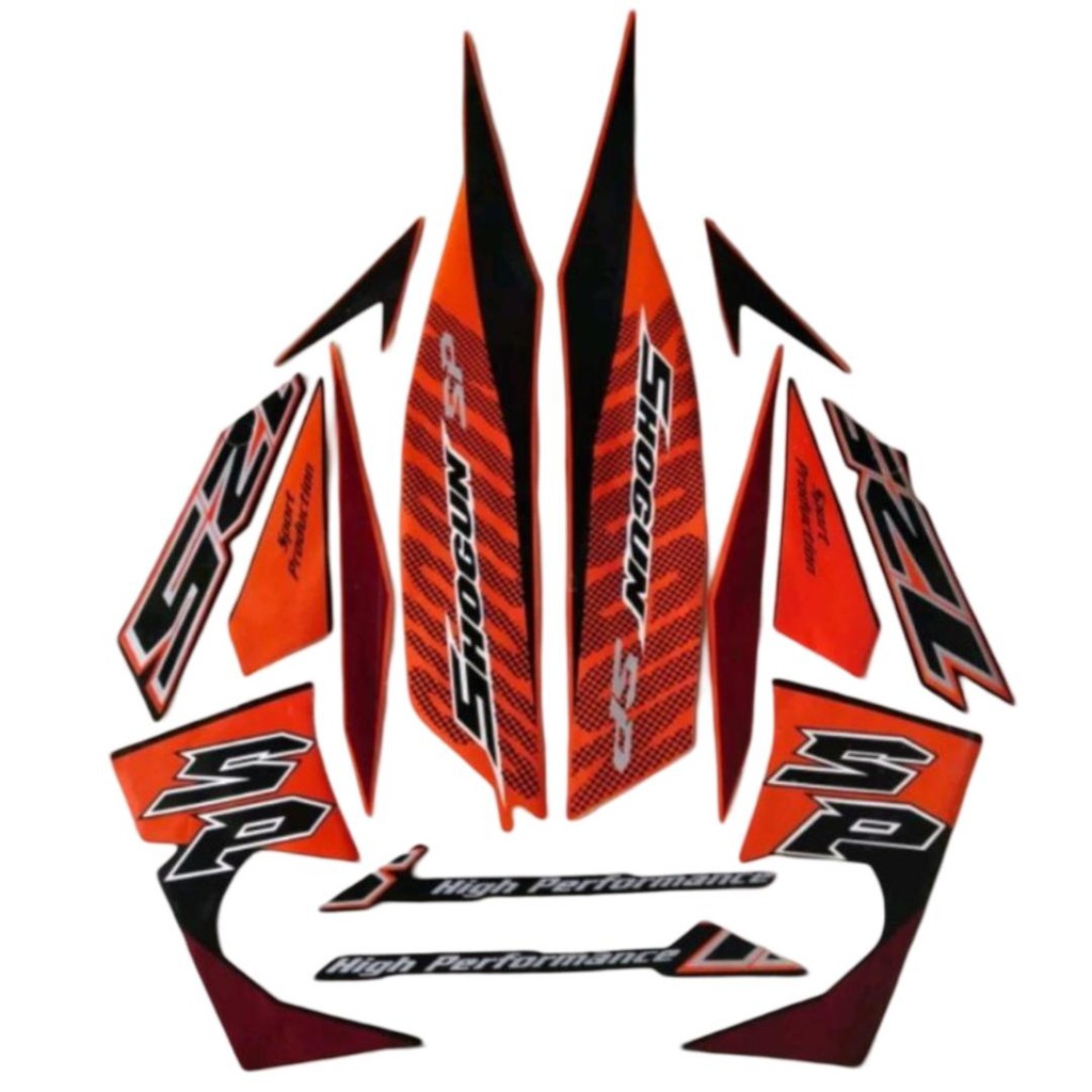 Jual Stiker Striping Motor Suzuki Shogun SP 125 R Tahun 2008 2009 2010 ...