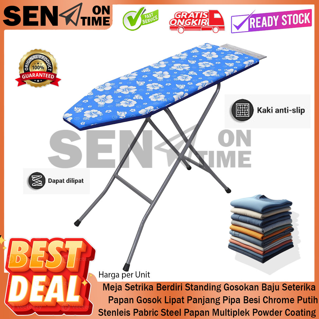Jual Meja Lipat Berdiri Lipat Serba Guna Kaki Besi Panjang Seterika ...