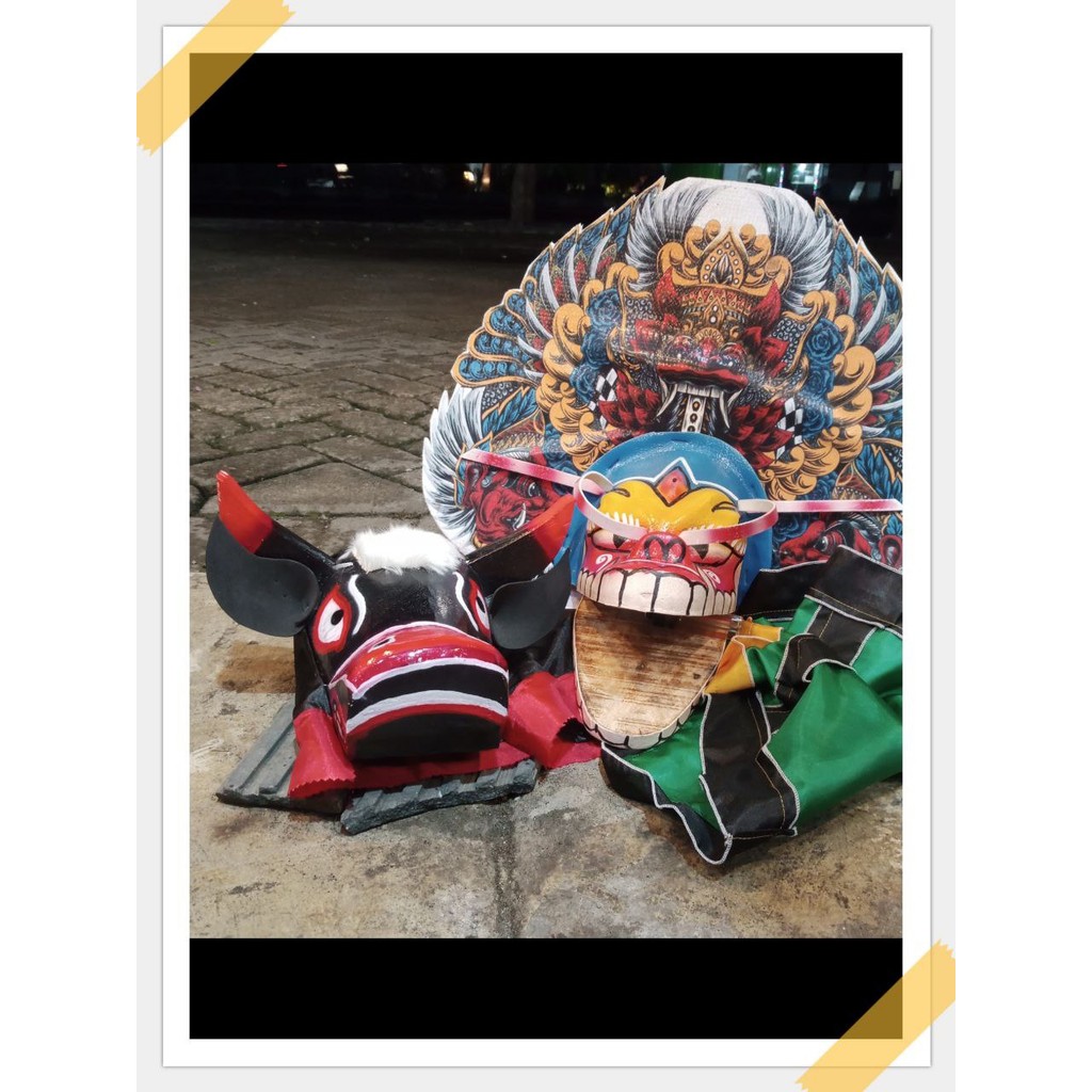 Jual [BUY 1 GET 1] Barongan Caplokan Devils Bantengan Premium | Mainan ...