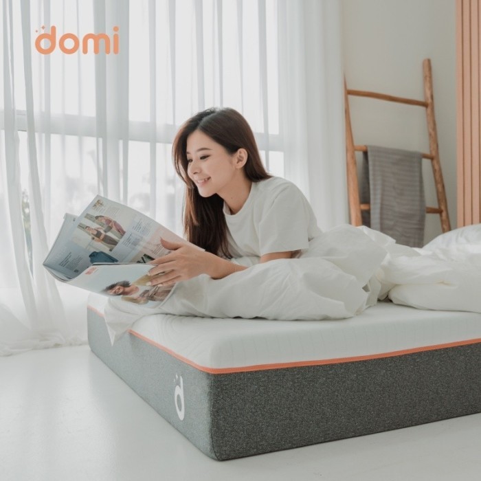Jual Domi AIR Mattress 24cm / Kasur Pocket Spring Bed / Cooling Blue ...