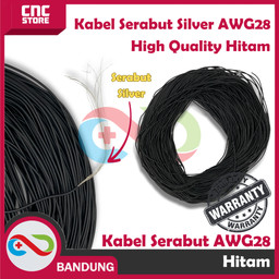 Jual KABEL SERABUT AWG 28 AWG28 HIGH QUALITY hitam | Shopee Indonesia