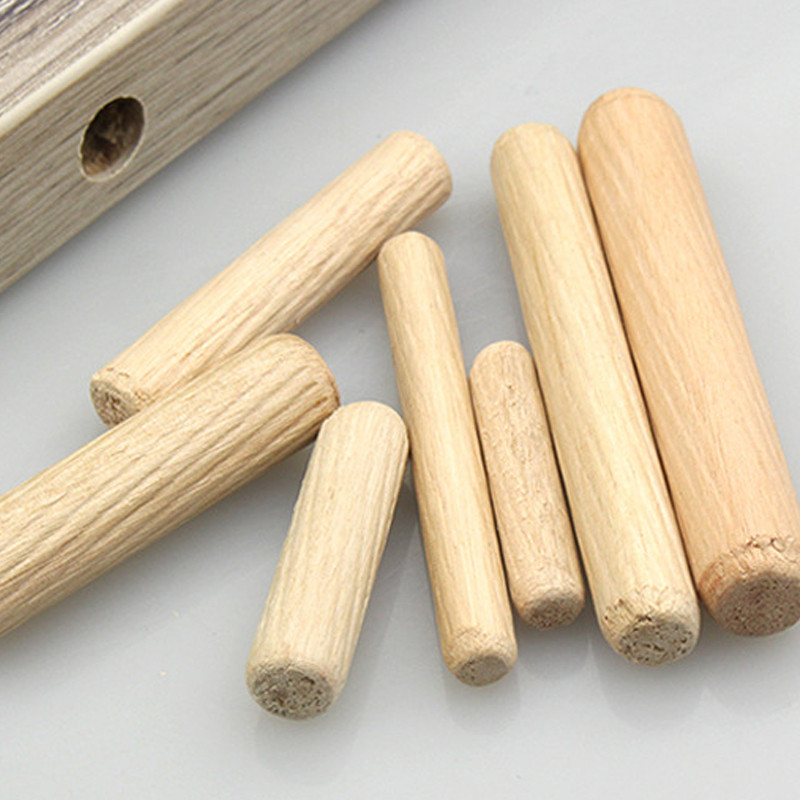 Jual 2000pcs Dowel Kayu Ulir Dowel Kayu Bulat Pasak Kayu Ulir 6 x 40 mm ...