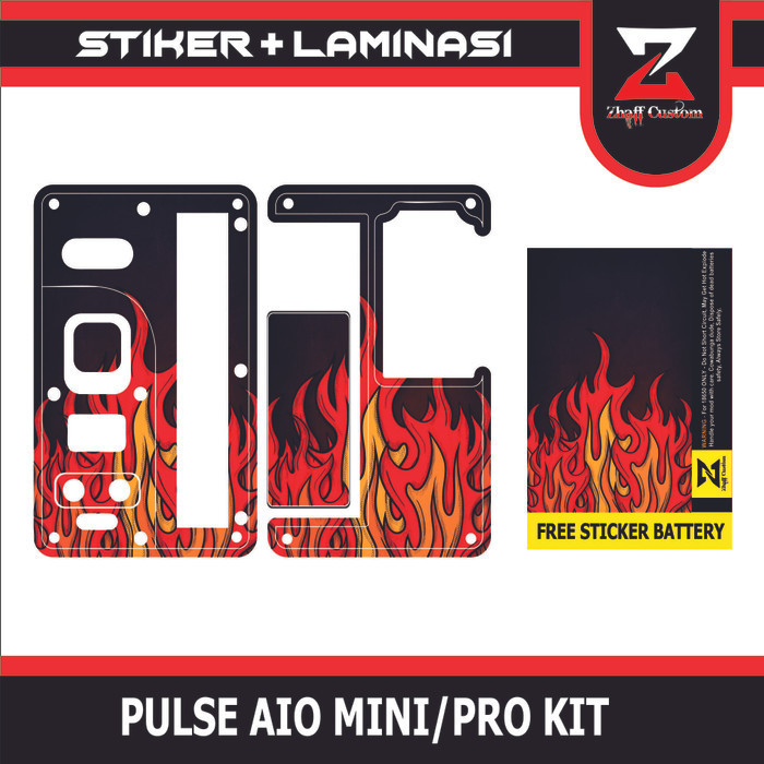 Jual Promo Stiker Inner Pulse Aio v1 v2 v5 Garskin - TYPE 1, TOMBOL ...