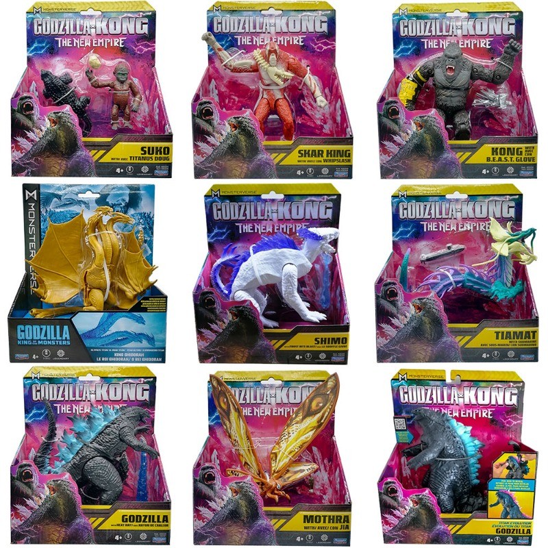 Jual Playmates Empire Godzilla Vs Kong Action Figure MOTHRA TIAMAT Skar ...