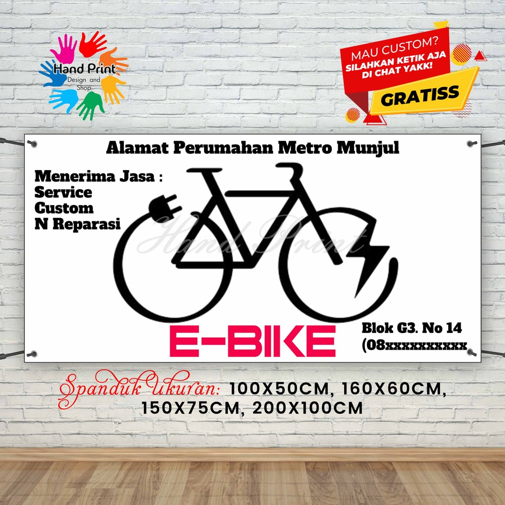 Jual Cetak Spanduk Banner Service Dan Reparasi Sepeda MMT Spanduk ...